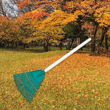 "Union Tools Heavy Duty Lawn Rake, 24"" Durable Plastic Poly Leaf Rake ...