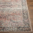 Mark&Day Washable Area Rugs, 5x7 Glidden Traditional Dusty Coral Area ...