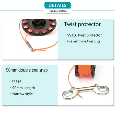 Spool Finger Reel Diving Reels Anchor Rope Winding Underwater SMB ...