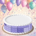 3 pcs Bricks Lavender Cake Strips Edible birthday cake strips, cake ...