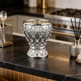7829 Embossed Drinking Cup Alloy Meshes Crystal Whiskeys Glass For Home ...