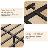 Tydimor LED Lighting Bed Frames Queen with Headboard Storage Shelves ...