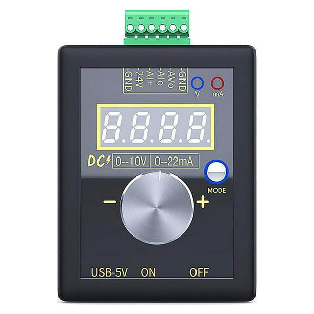 Handheld 0-10v/0-4-20mA Analog Simulator Adjustable Portable Current ...