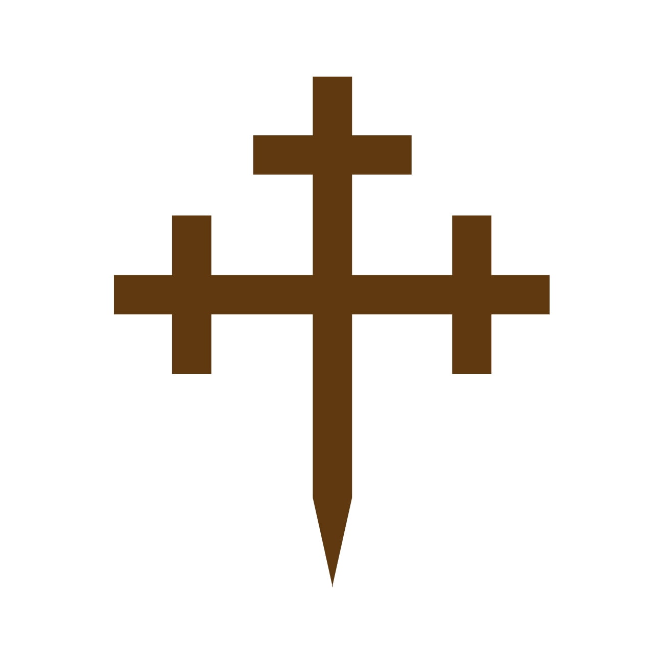 Cross Crosslet Fitchy Sticker Decal Die Cut - Self Adhesive Vinyl ...