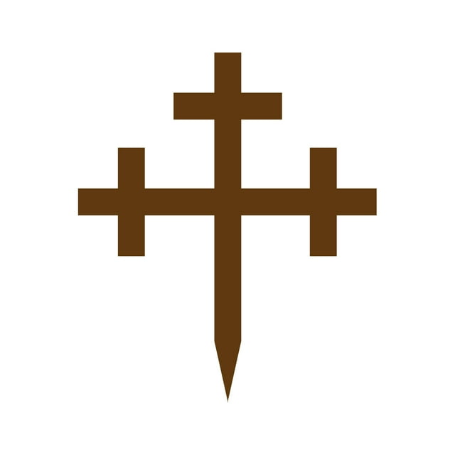 Cross Crosslet Fitchy Sticker Decal Die Cut - Self Adhesive Vinyl ...