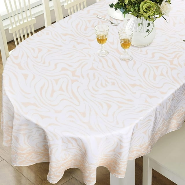 Modern Oval Tablecloth for Oval Table Waterproof Table Cloths for ...