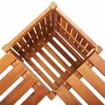 Pemberly Row 46.1 X 46.1 X 15.7" Solid Acacia Wood Garden Bench in ...