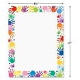 Current Handprint Frame Party Letter Paper - Birthday Stationery Papers ...