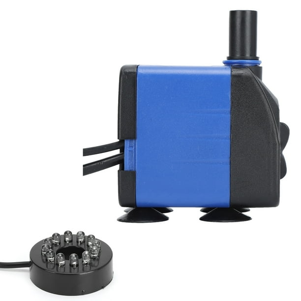 Submersible Pump With Light, Colorful With LED Light Suction Cup ...