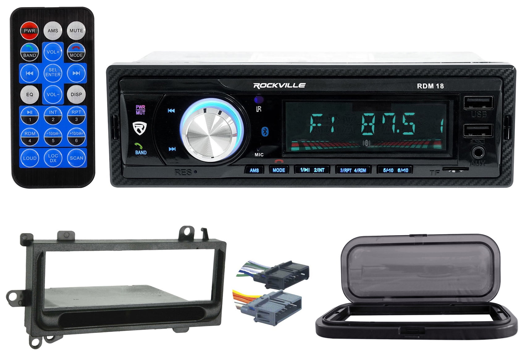 Digital Media Receiver w/Bluetooth MP3 USB/SD+Guard For 97-02 JEEP ...