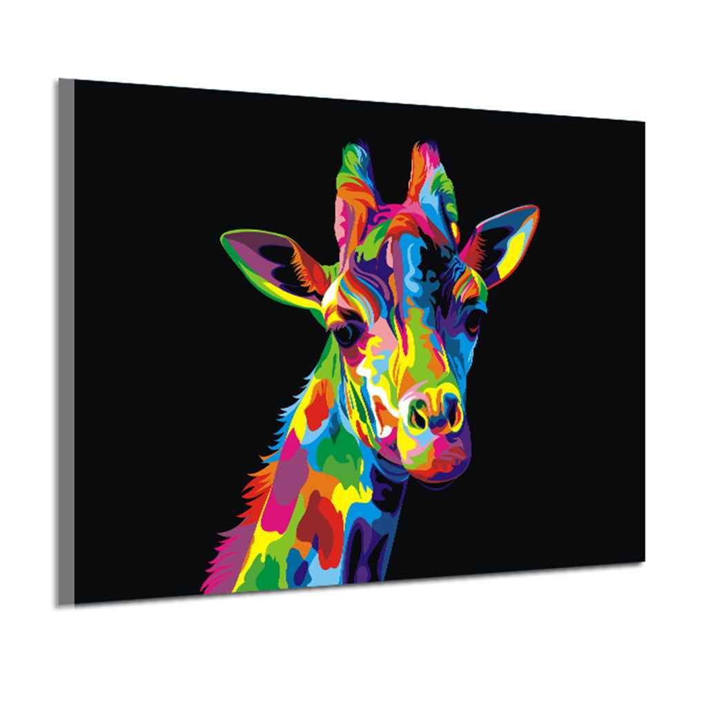 Abstract Giraffe Art