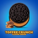 OREO Toffee Crunch Flavored Creme with Sugar Crystals, Chocolate ...