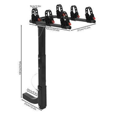BENTISM 4 Bike Storage Rack, Free Standing Vertical Bike Rack Holds Up ...