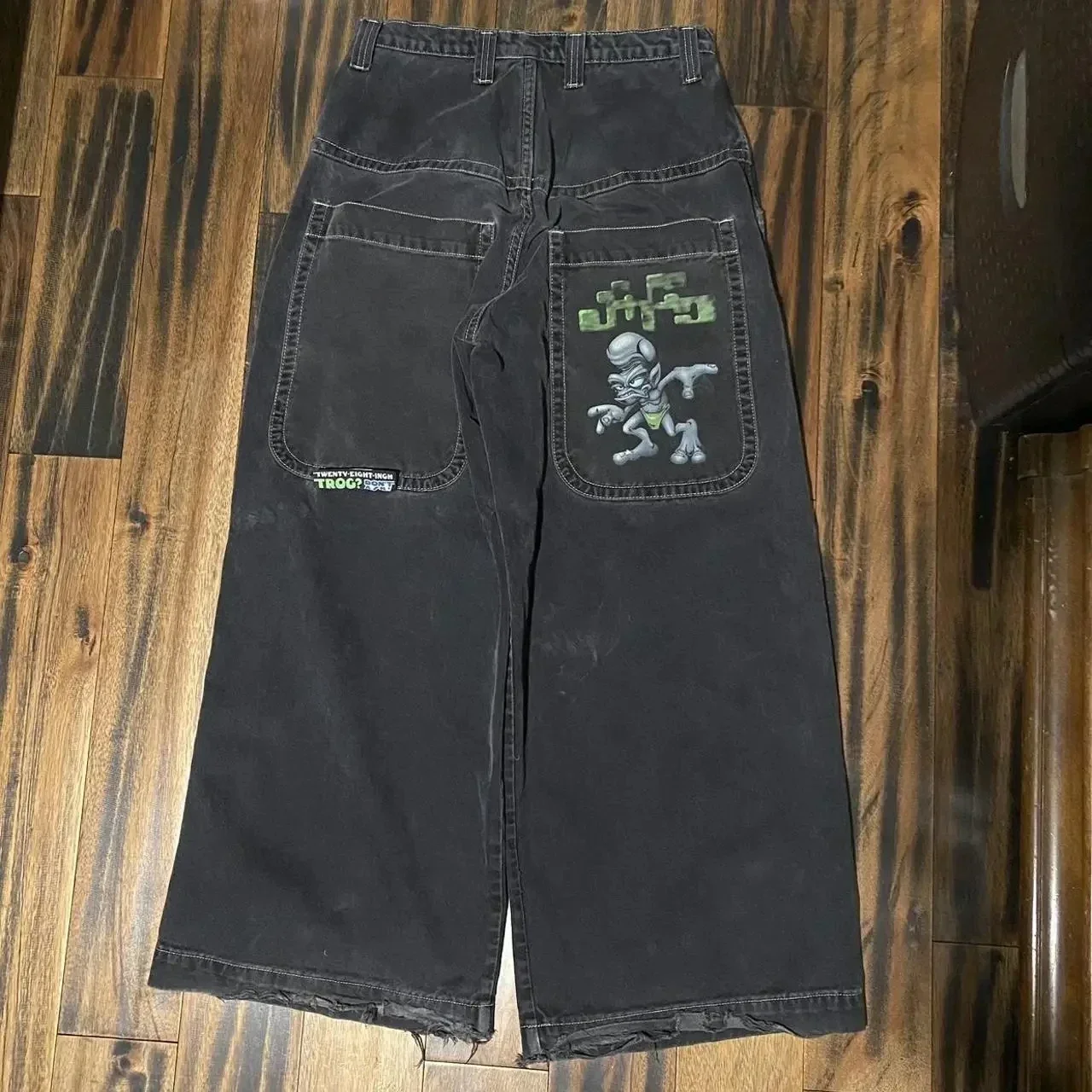 Click here for Luhan Jnco Y2k Baggy Jeans Men Harajuku Vintage Go... prices
