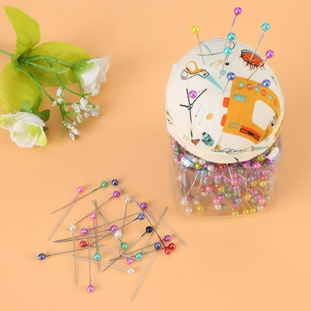 Fyydes Ball Head Pins, Sewing Pins,500Pcs Beads Needles Quilting Pins ...