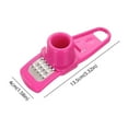 3-in-1 Garlic Press Mincer and Peeler, Handheld Stainless Steel Grater ...