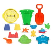 Play Day Jumbo Pail & Mold Set with Shovel - Beach Sand Toys for Family ...