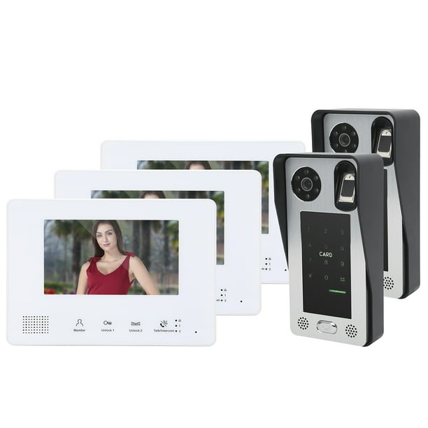 Video Intercom Kit,2-Wire Video Intercom 7in Video Intercom Video ...