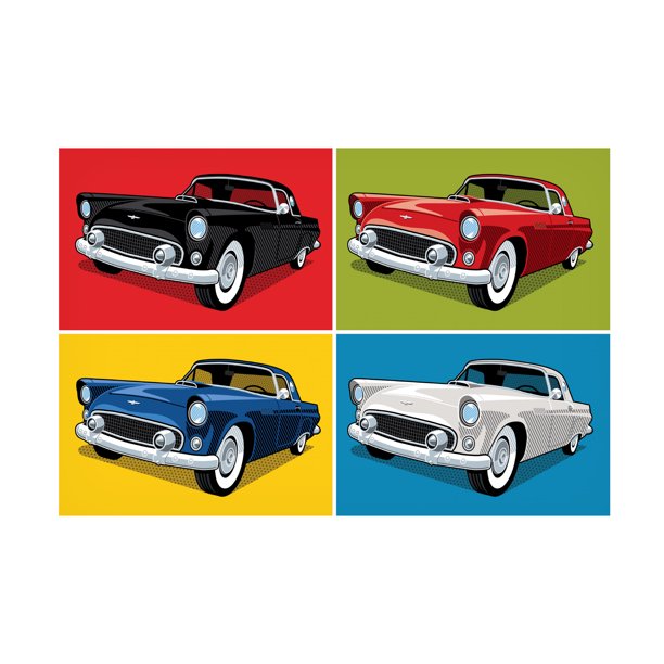 Ron Magnes '1956 Thunderbird Classic Car' Canvas Art - Walmart.com