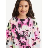 Justice Girls Fleece Crew Neck Sweatshirt, Sizes XS - XLP - Walmart.com