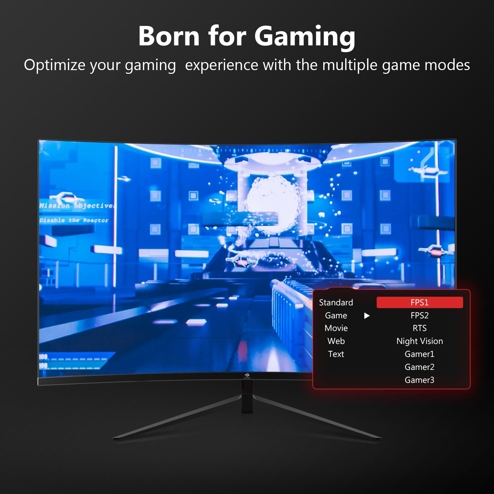 Z-EDGE UG27 27-Inch Curved Gaming Monitor - 200Hz, Maroc | Ubuy