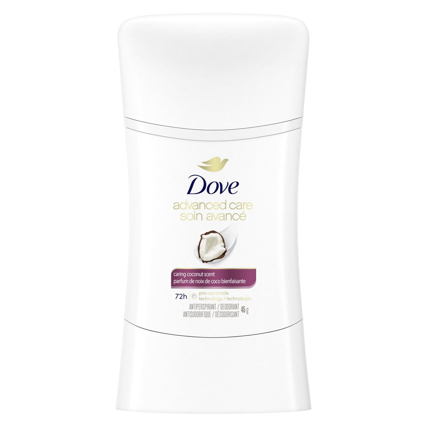 Dove Advanced Care Antiperspirant Deodorant for Women Caring Coconut ...