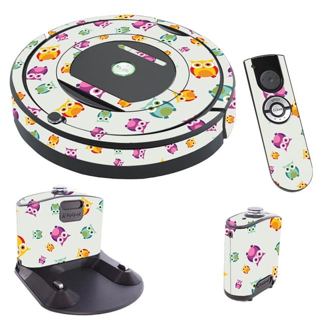 MightySkins IRRO770-Owls Skin for iRobot Roomba 770 Robot Vacuum, Owls ...