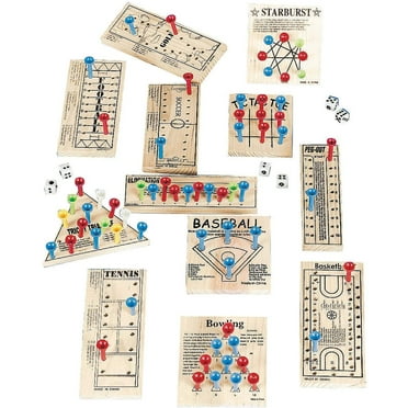 Family Wooden Triangle Game - Classic Board & Travel Game with Pegs ...