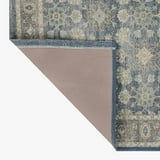 Better Homes & Gardens Blue Floral Indoor 24" x 36" Accent Rug ...