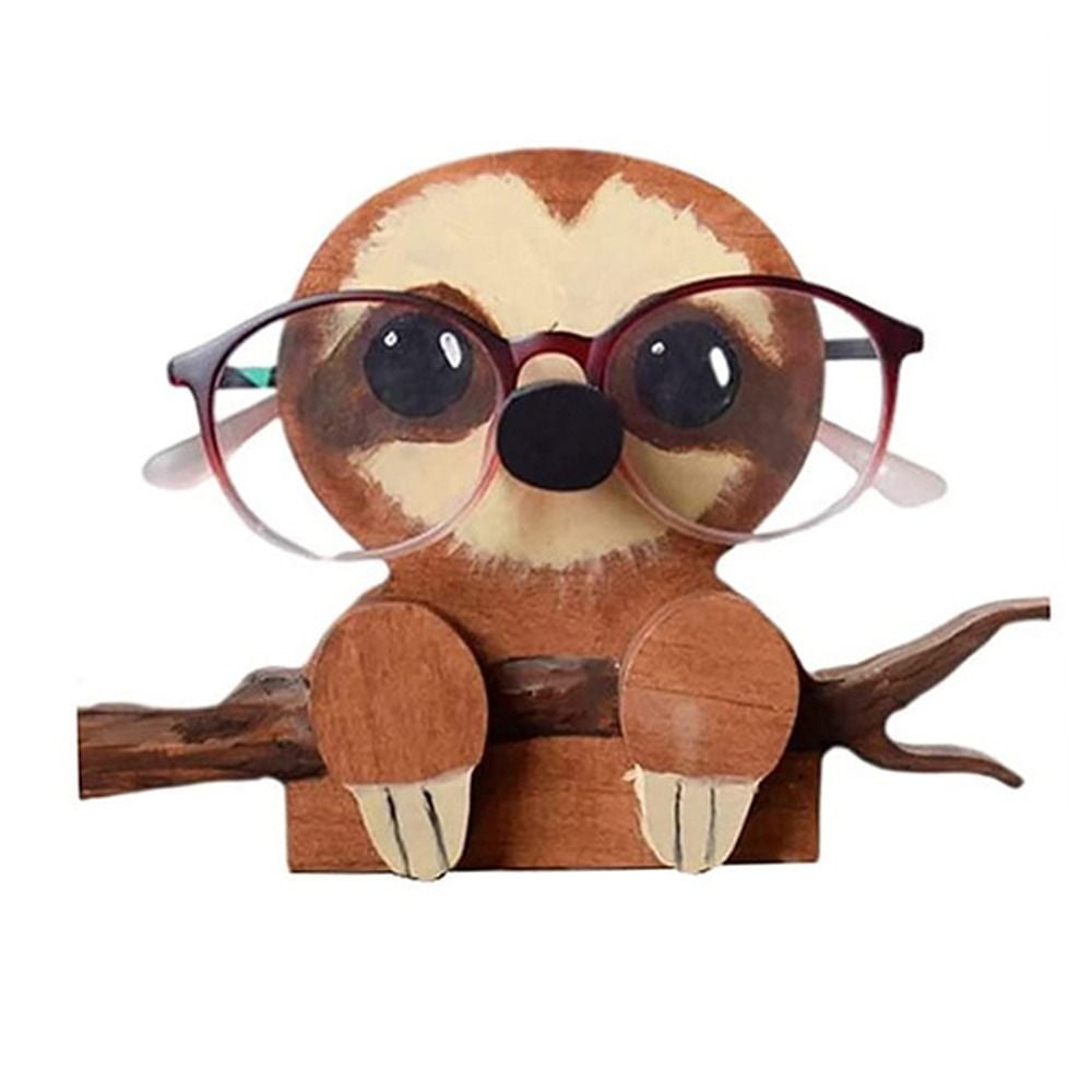 Desktop Creative Animal Wooden Sunglasses Wooden Stand Display Rack ...