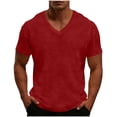 Abomasnow Mens Shirts Slim Fit Short Sleeve V Neck Muscle Shirts Casual ...