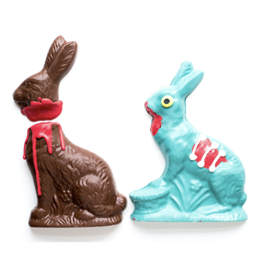 Easter Zombie & Victim Chocolate Bunnies - Unique Holiday Treat for ...