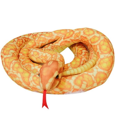 Alba the Albino Burmese Python | 100 Inch Long Stuffed Animal Plush ...