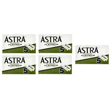 100 Astra Superior Premium Platinum Double Edge Safety Razor Blades ...