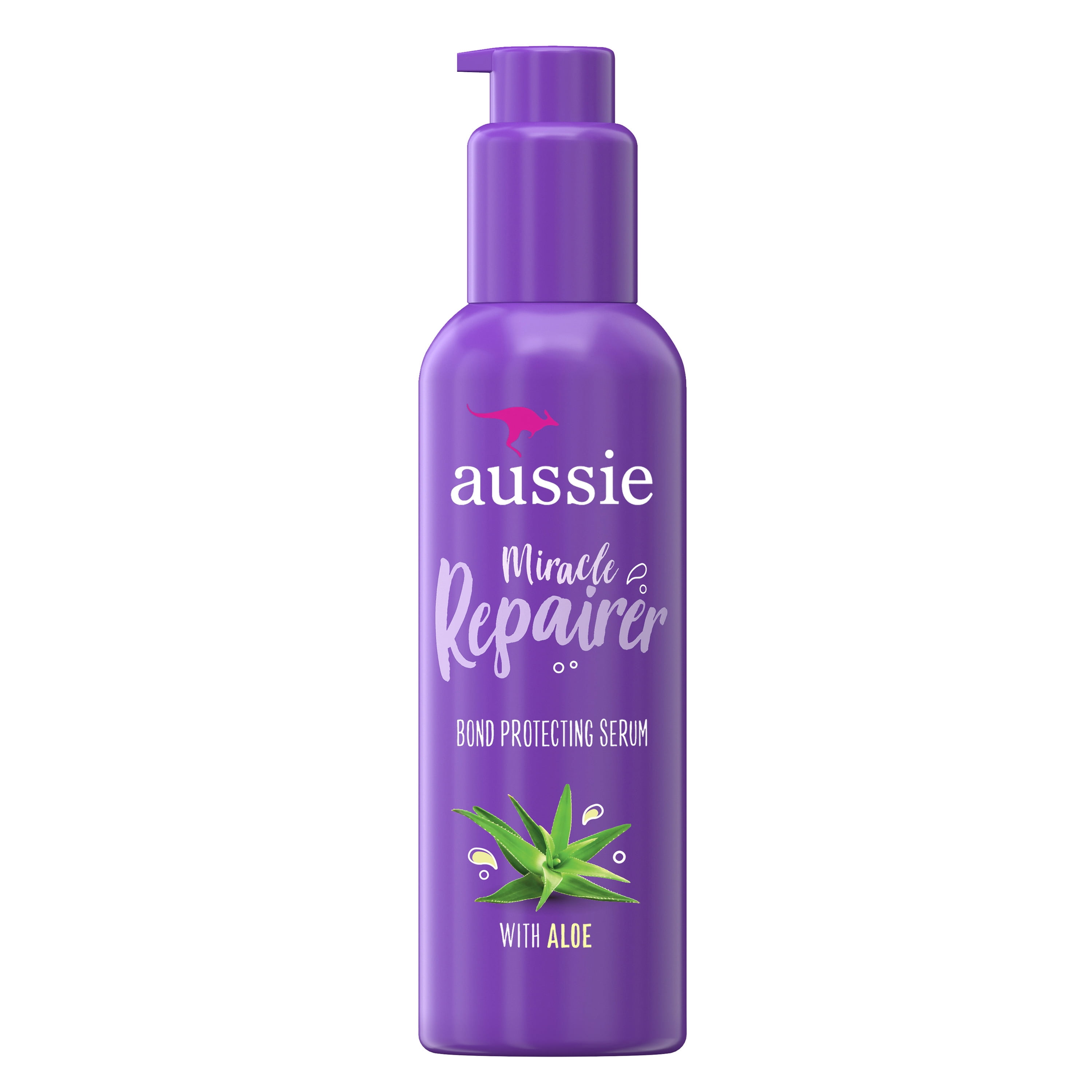 Aussie Miracle Repairer Hair Bonding Serum with Aloe, 3.2 fl oz ... Aussie Miracle Repairer Hair Bonding Serum with Aloe, 3.2 fl oz ...