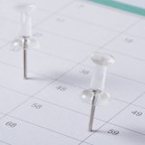 Staples Clear Thumb Tacks Push Pins, 500/Pack in Reusable Tub - Walmart.com