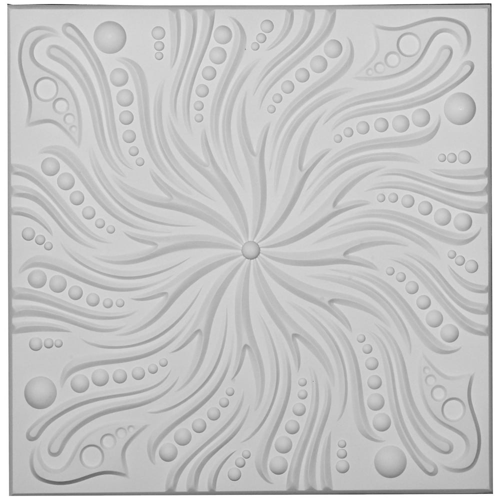 24"W x 24"H x 5/8"P Swirl Ceiling Tile - Walmart.com - Walmart.com