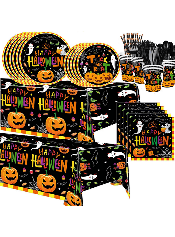 Halloween Party Tableware in Halloween Party Supplies - Walmart.com