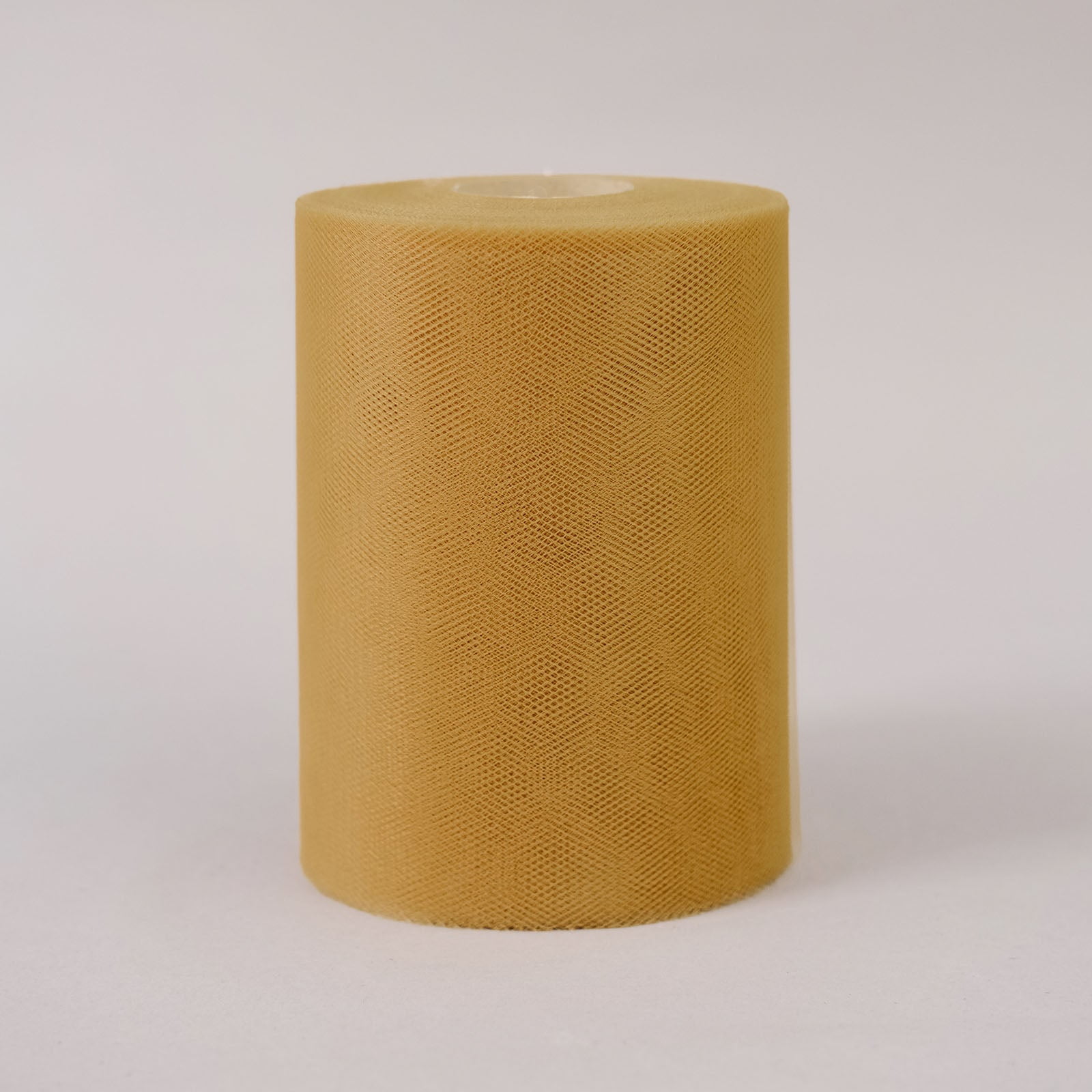 Efavormart 6"x100 Yards Gold Tulle Fabric Bolt, Sheer Fabric Spool Roll ...