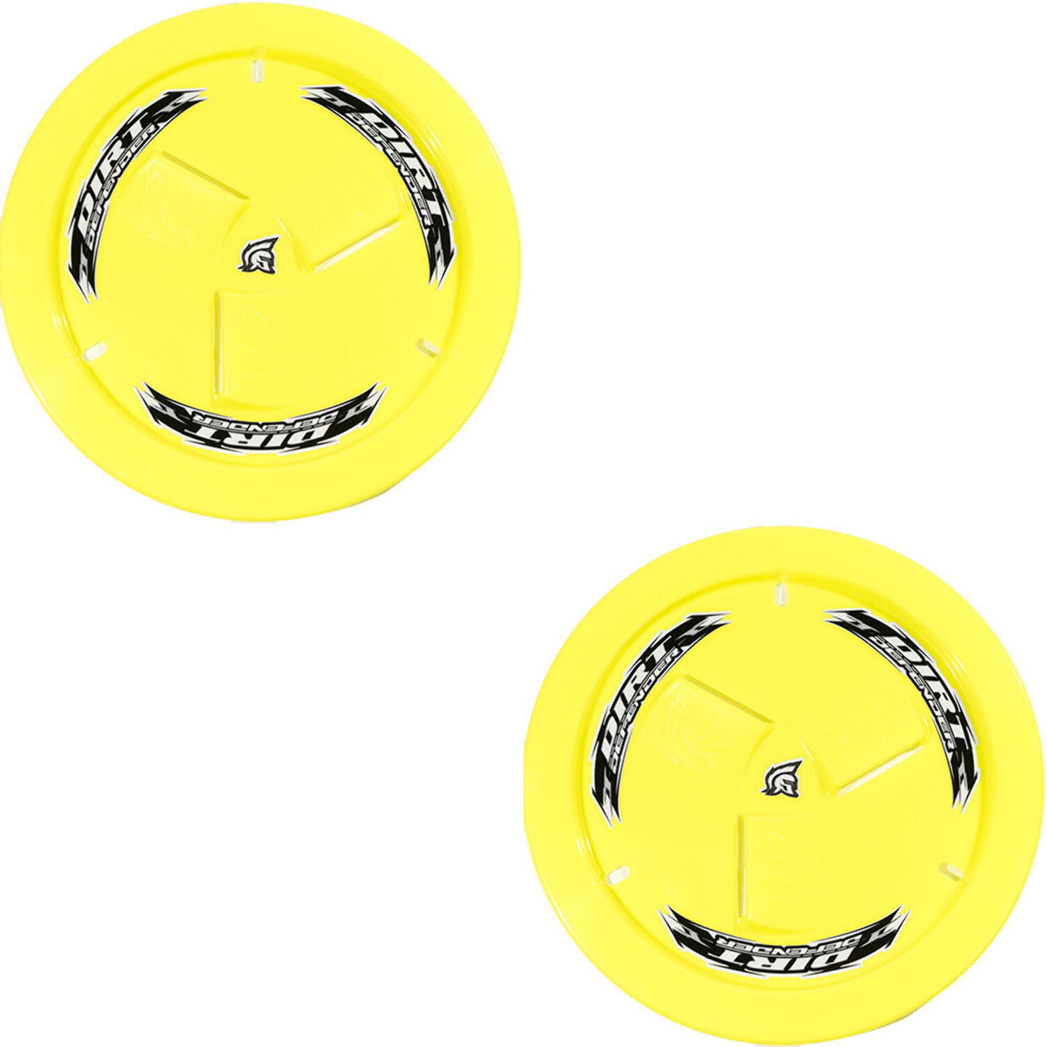 Dirt Defender 15 x 8 Vented Wheel Covers Mud Covers Neon Yellow 2 Pack ...