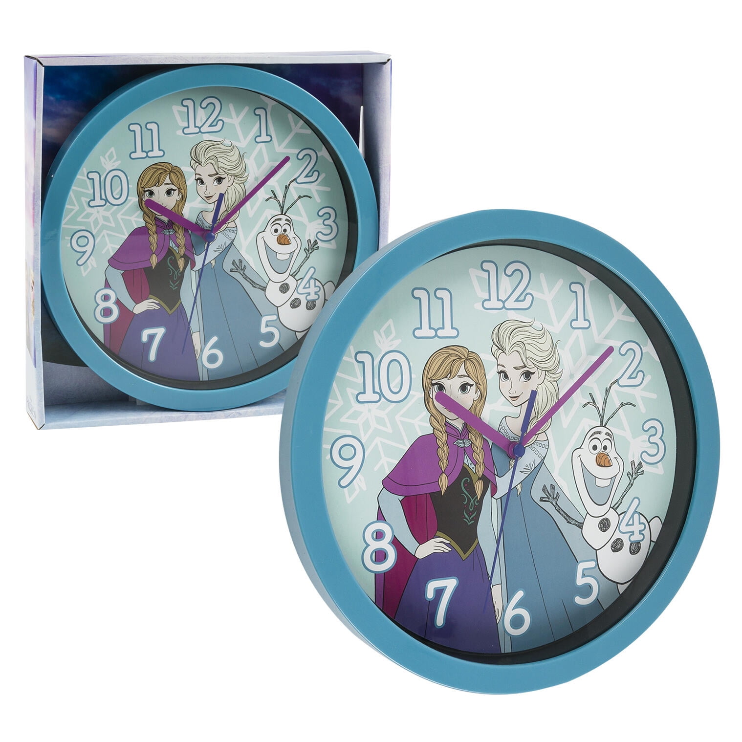 Disney Frozen Wall Clock ~ 10" - Features Elsa Anna Olaf and Perfect ...