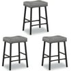 Summit Living 24’’ Counter Height Wood Bar Stools Set of 4 for Kitchen ...