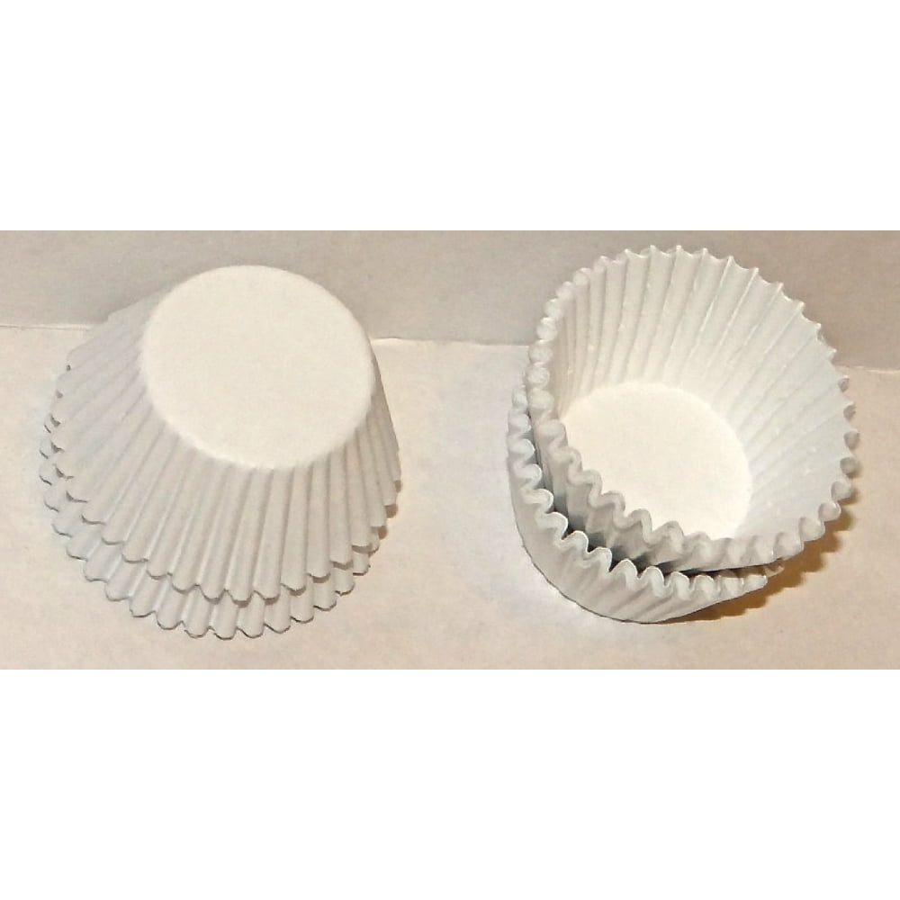 #4 White Paper Candy Cup Cups 250 Pack Candy Making Supplies - Walmart ...