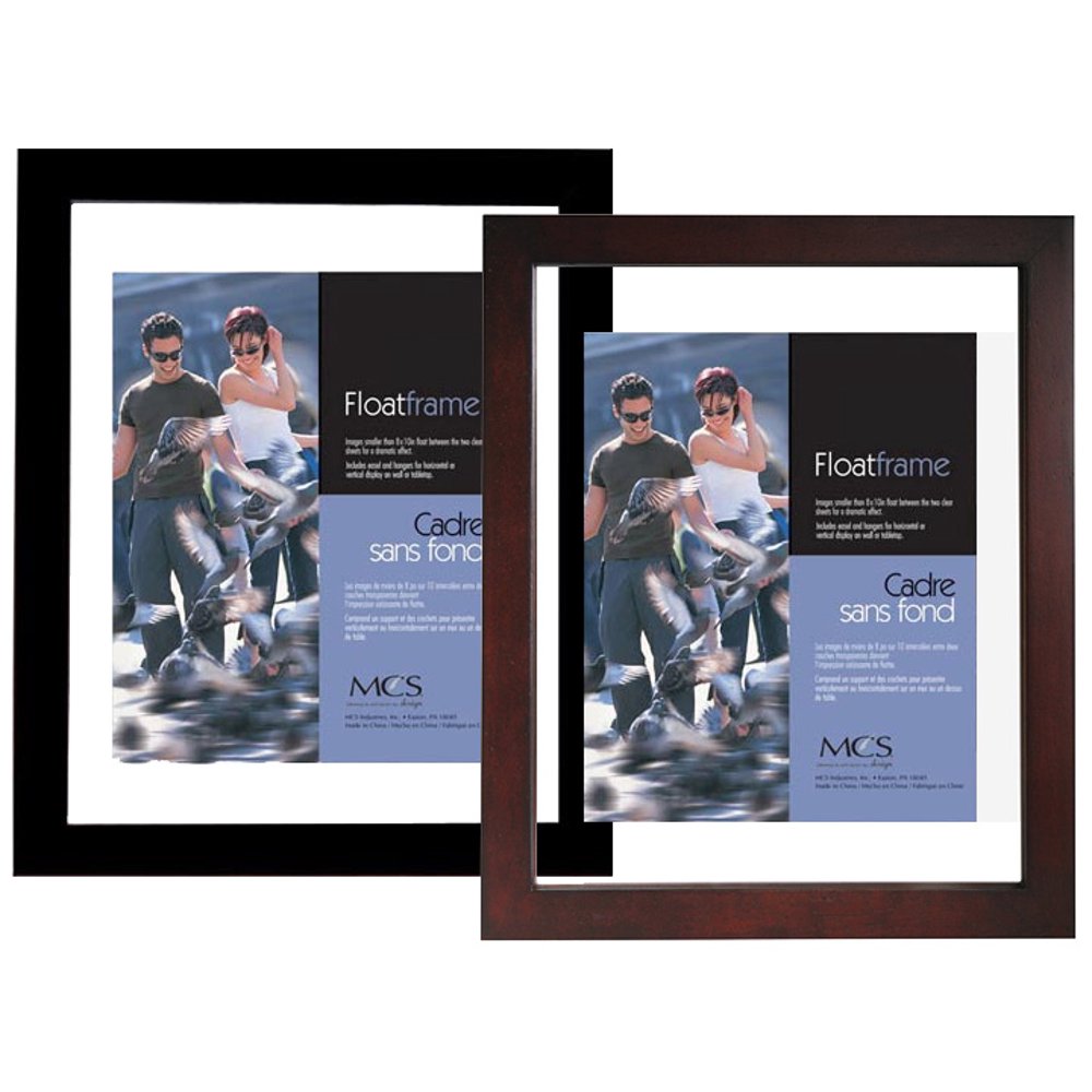 MCS 16x20 Wood Floating Picture Frames - Walnut - Walmart.com - Walmart.com