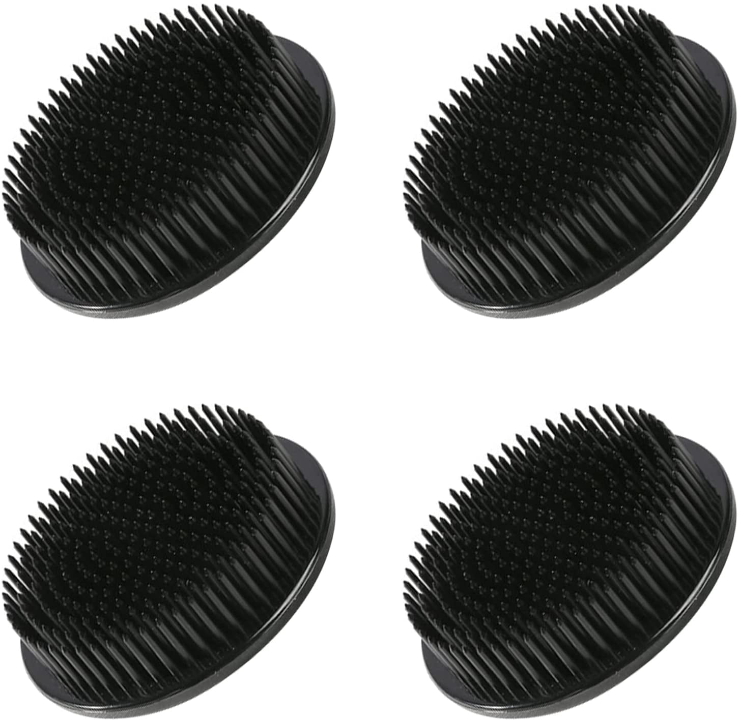 Flower Frog, 4 Pcs Round Black Plastic Ikebana Kenzan Frogs Japanese ...