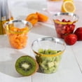 PLASTICPRO, Disposable Plastic Cups, 9 Oz, Gold Rimmed Party Tumblers ...