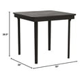 TiaGOC Stakmore Straight Edge Solid Wood Folding Card Table, Folds to ...