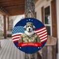 Happy Father's Day Honoring Veterans Great Pyrenees in Army Uniform ...