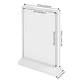 Tabletop LED Sign Holder, Light Up Menu Display Stand, Desktop ...