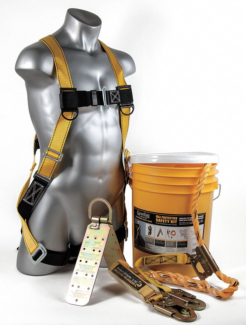 Guardian Fall Protection Kit,25 ft. Lifeline 00805 - Walmart.com